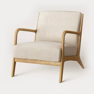 Beige Arm Chairs – Lily & Cane