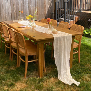 14 ft Ivory Cheese Cloth Runner – Lily & Cane