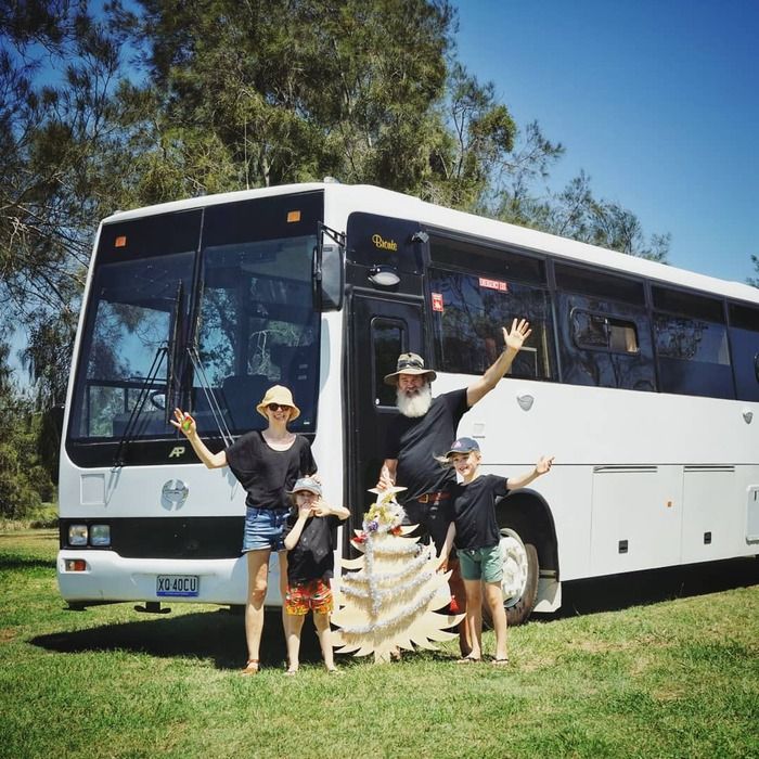 Australian family turned 1998 Hino school bus into a delightful home on ...