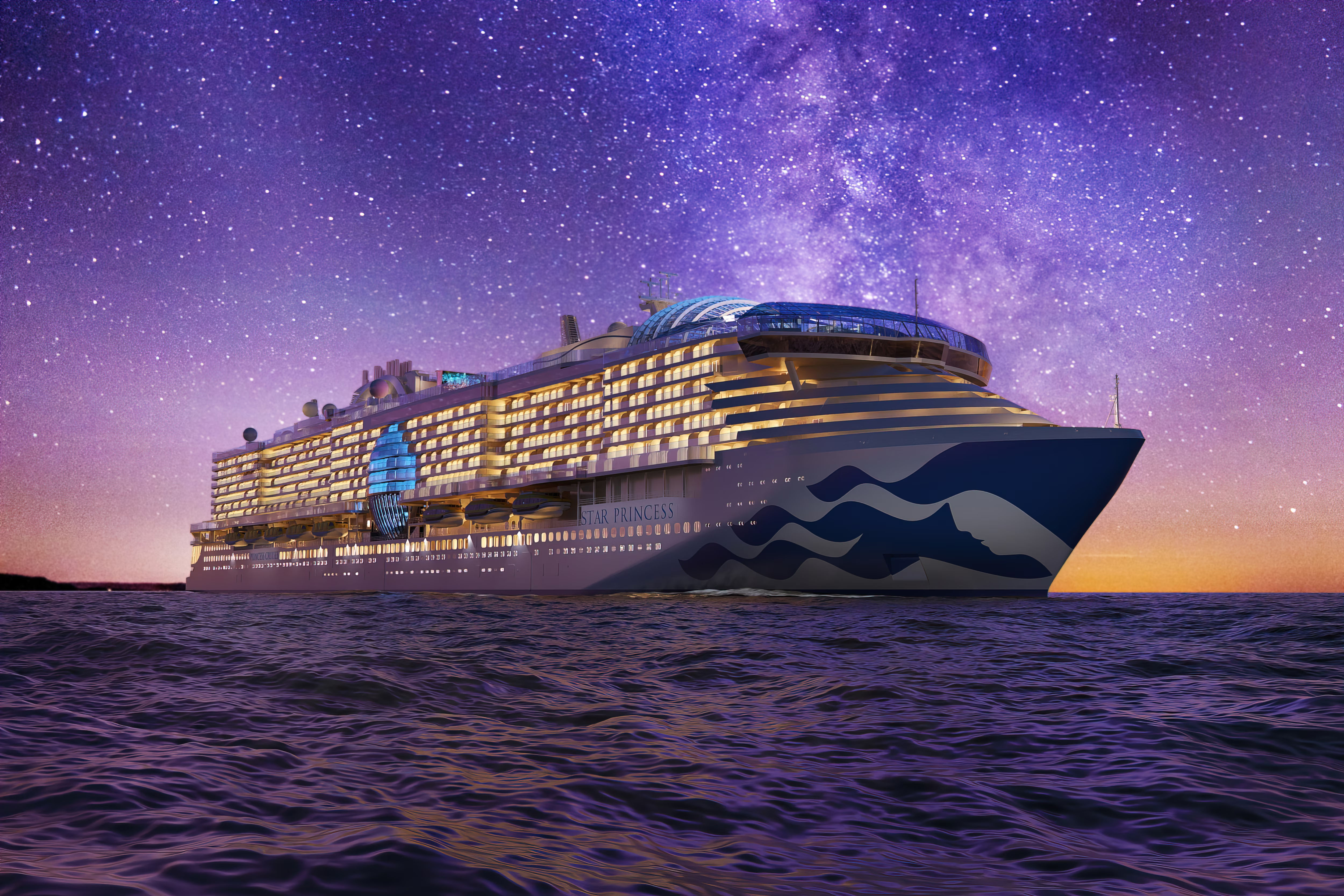 Sky Princess Arrives in Kusadasi - Oct 1, 2025