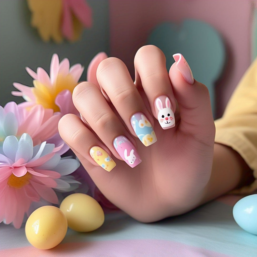 40 Stunning Easter Nail Designs You Need to Try This Year - StatusBuzz