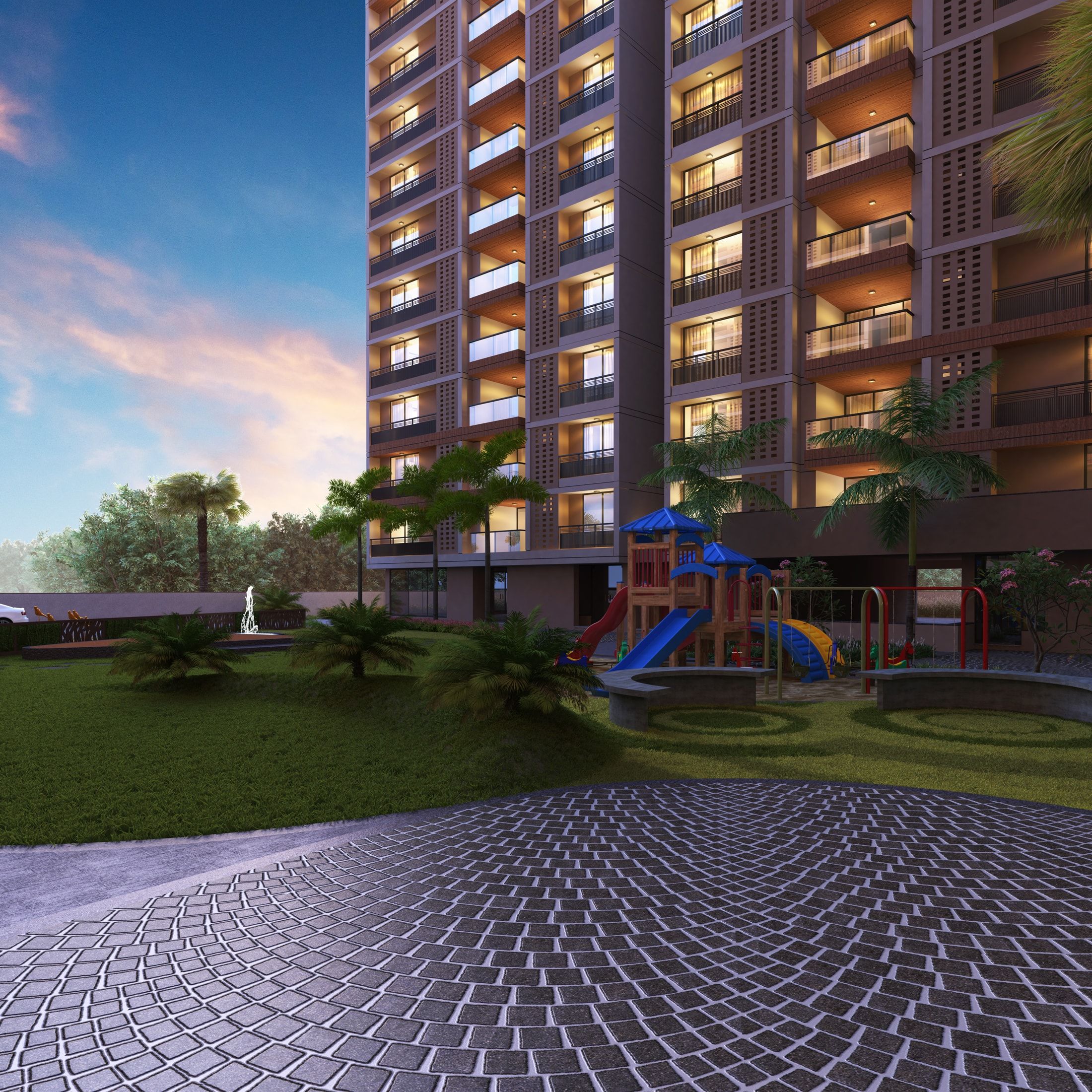 Sakar Paradise | 3 BHK Infinite Living & Shops @ Khoraj, Gandhinagar ...