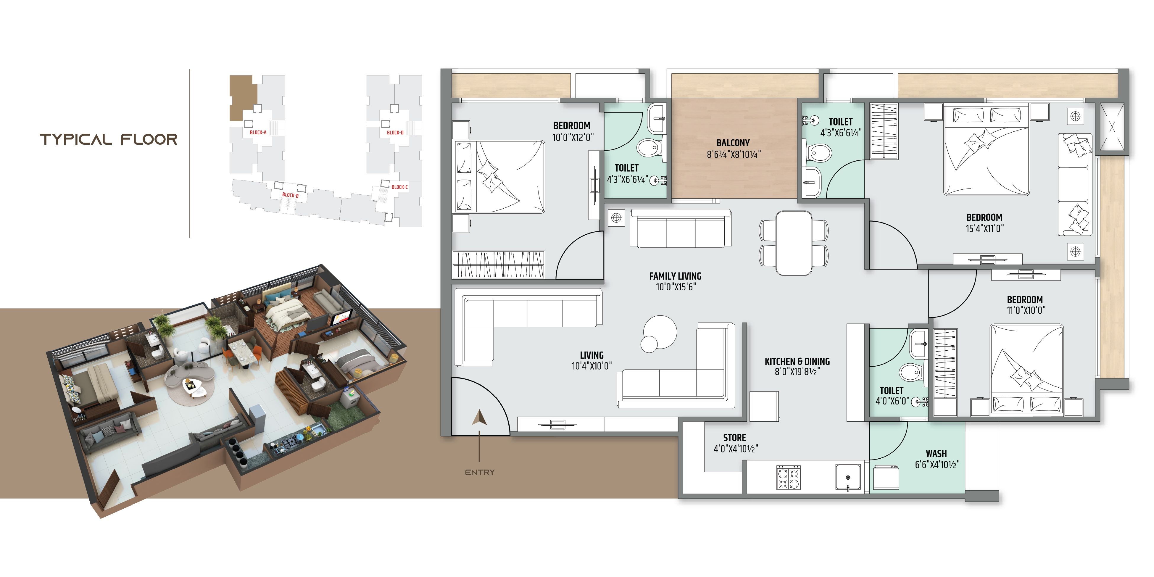 Sakar Paradise | 3 BHK Infinite Living & Shops @ Khoraj, Gandhinagar ...