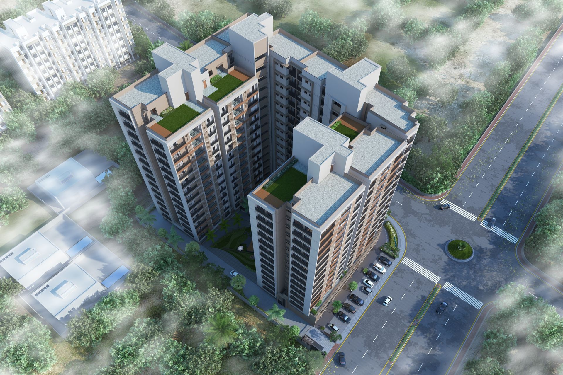 Sakar Paradise | 3 BHK Infinite Living & Shops @ Khoraj, Gandhinagar ...