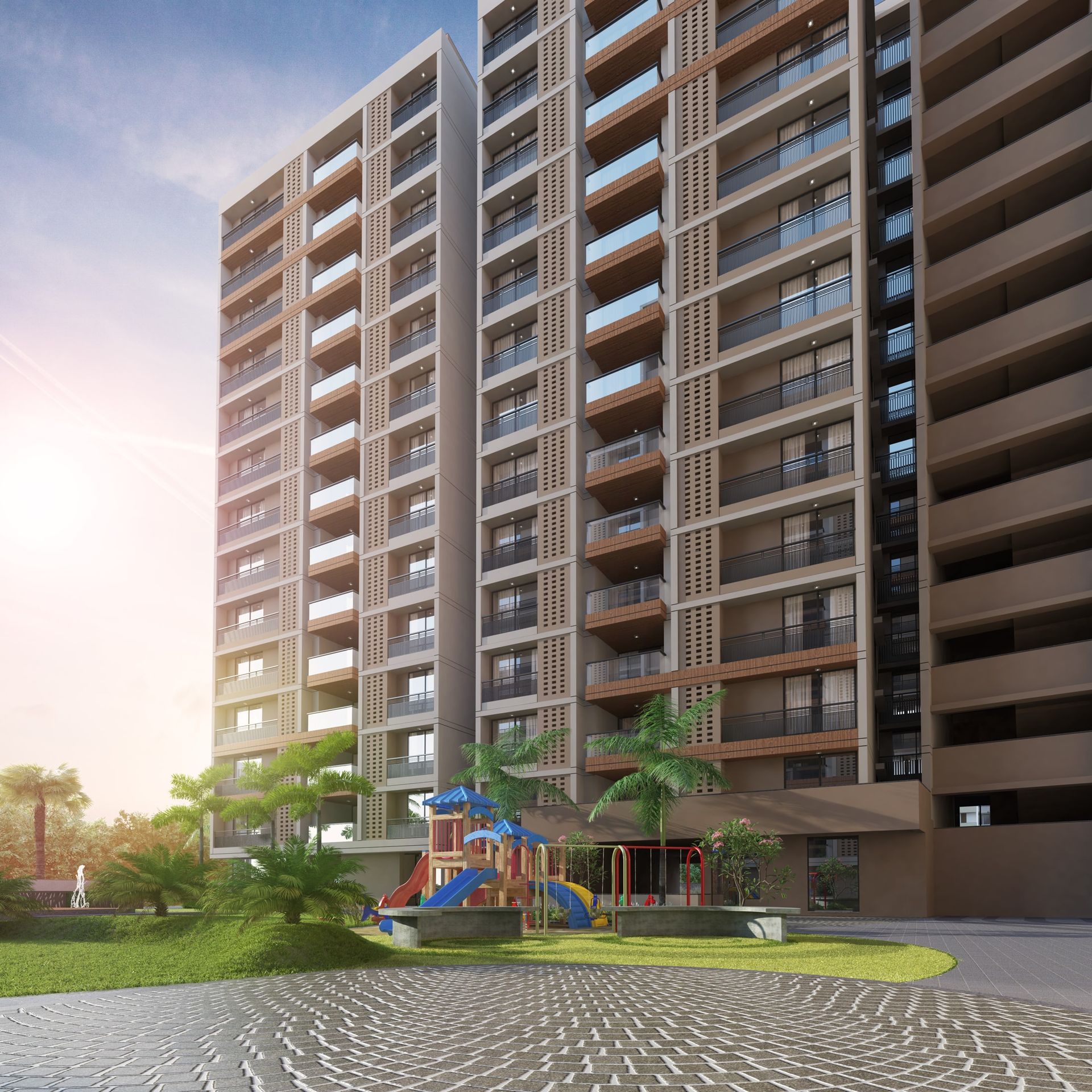 Sakar Paradise | 3 BHK Infinite Living & Shops @ Khoraj, Gandhinagar ...