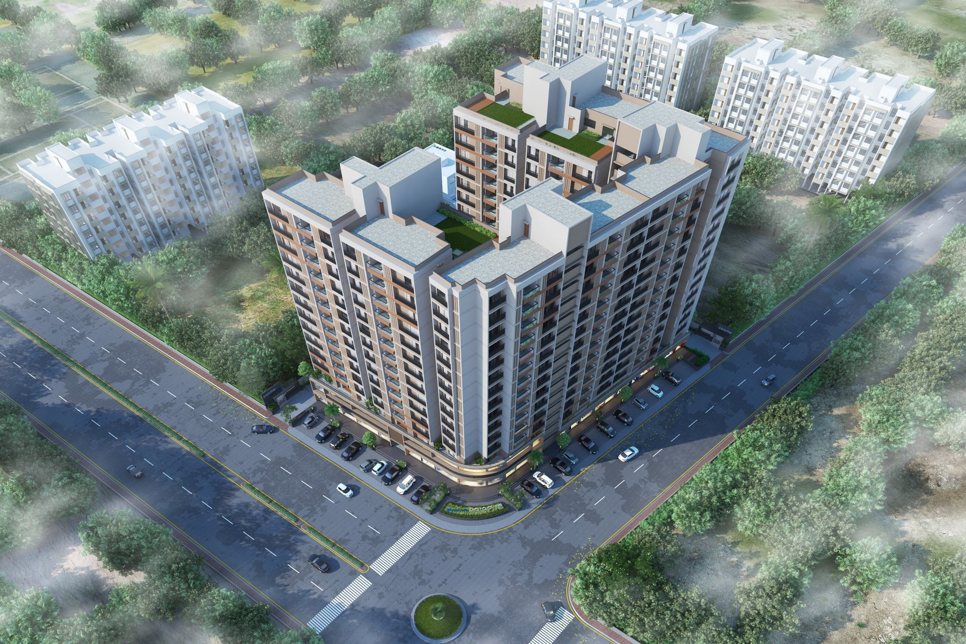 Sakar Paradise | 3 BHK Infinite Living & Shops @ Khoraj, Gandhinagar ...