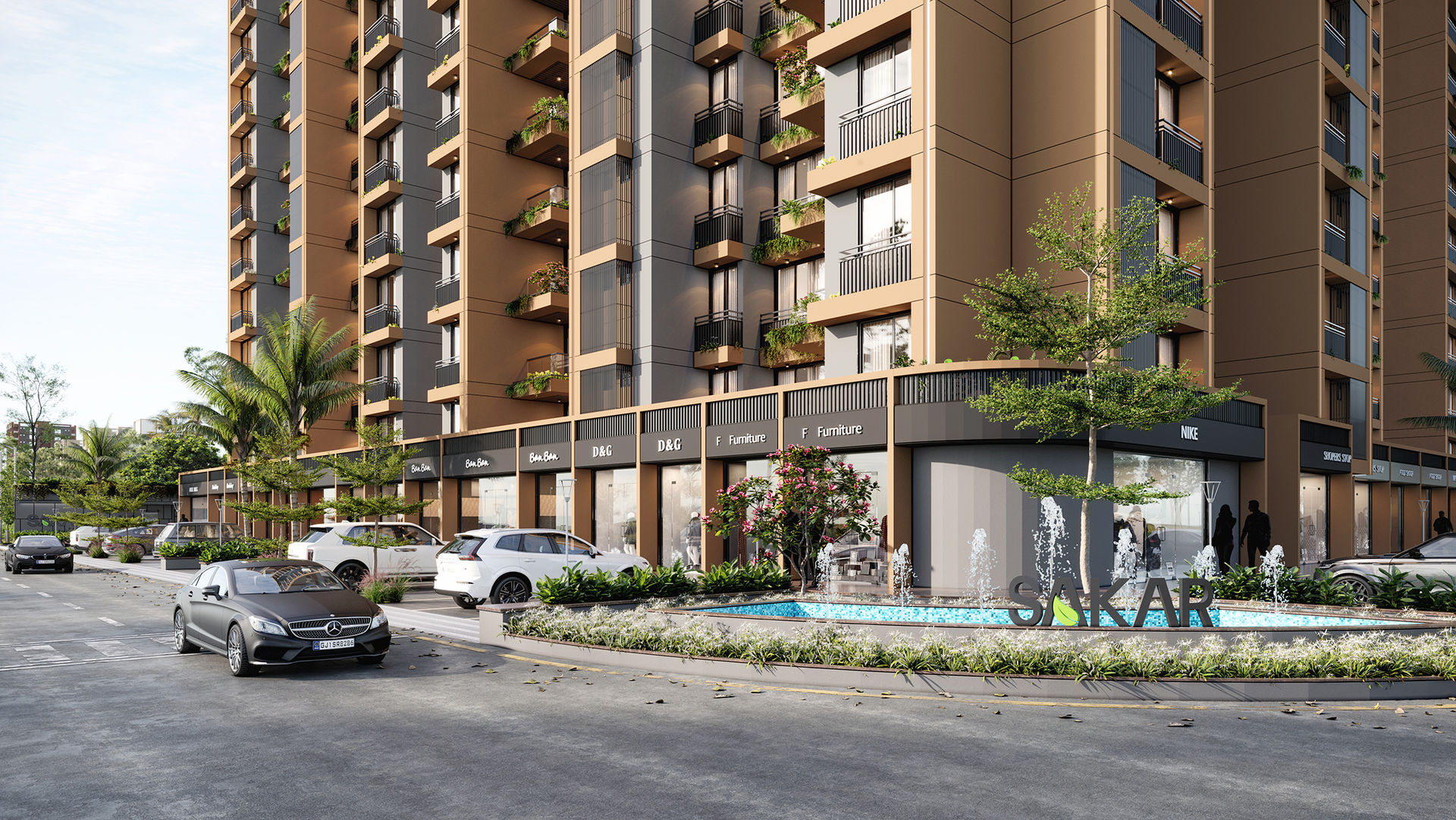 Sakar Prime | 3 BHK Prime Living & Shops @ Zundal, Ahmedabad | Sakar Group
