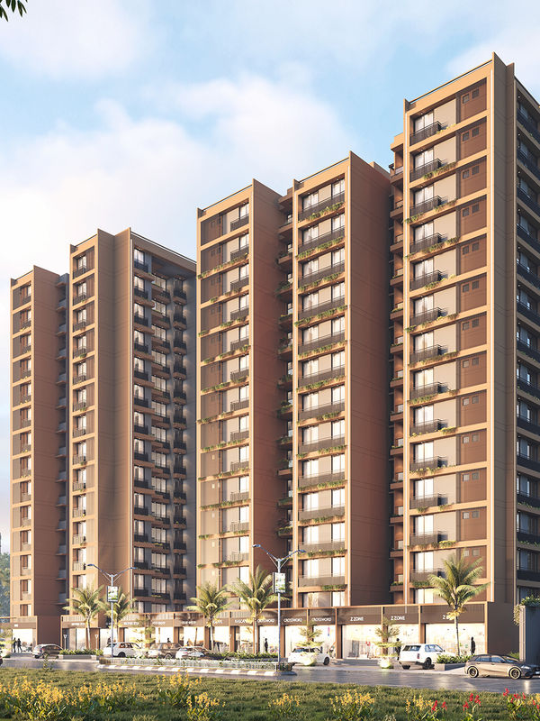 Sakar Prime | 3 BHK Prime Living & Shops @ Zundal, Ahmedabad | Sakar Group