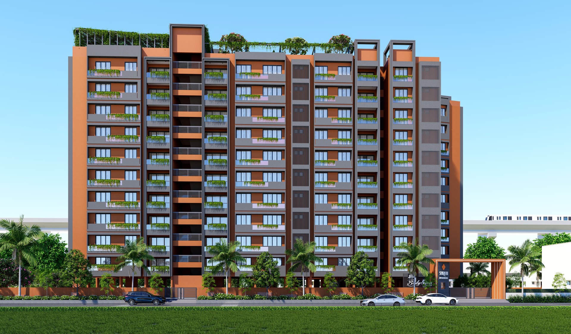 Shruti Apartment | 3BHK Elegant Living @ Memnagar, Ahmedabad by Bosky Group