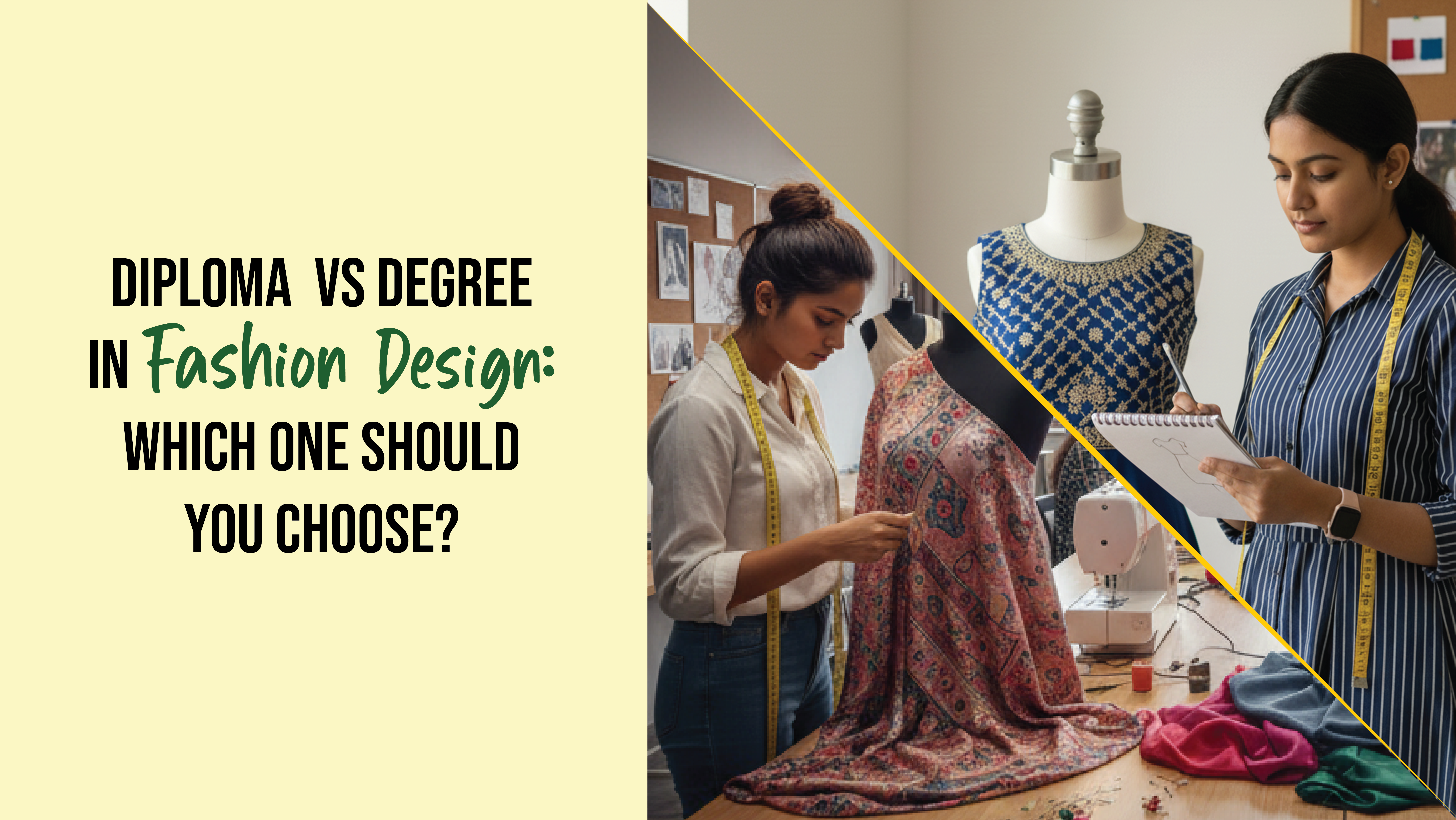 Fashion Designing Diploma vs Degree Explained | Hamstech