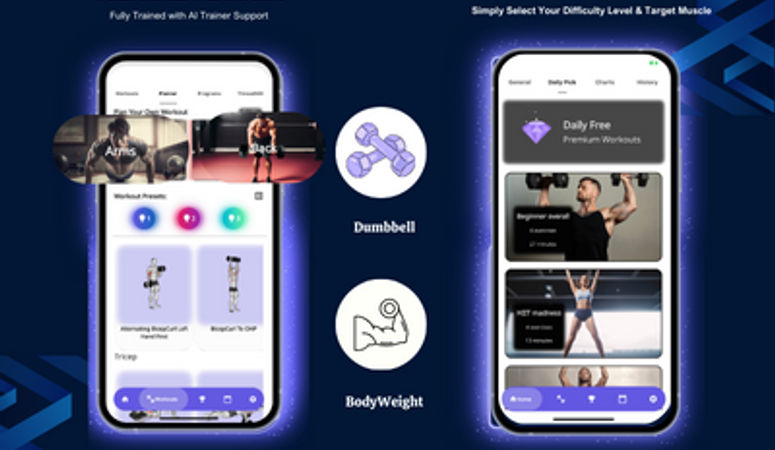 Dumbbell AI: Motion Tracking Fitness - StartupBase Dumbbell AI: Motion Tracking Fitness - StartupBase