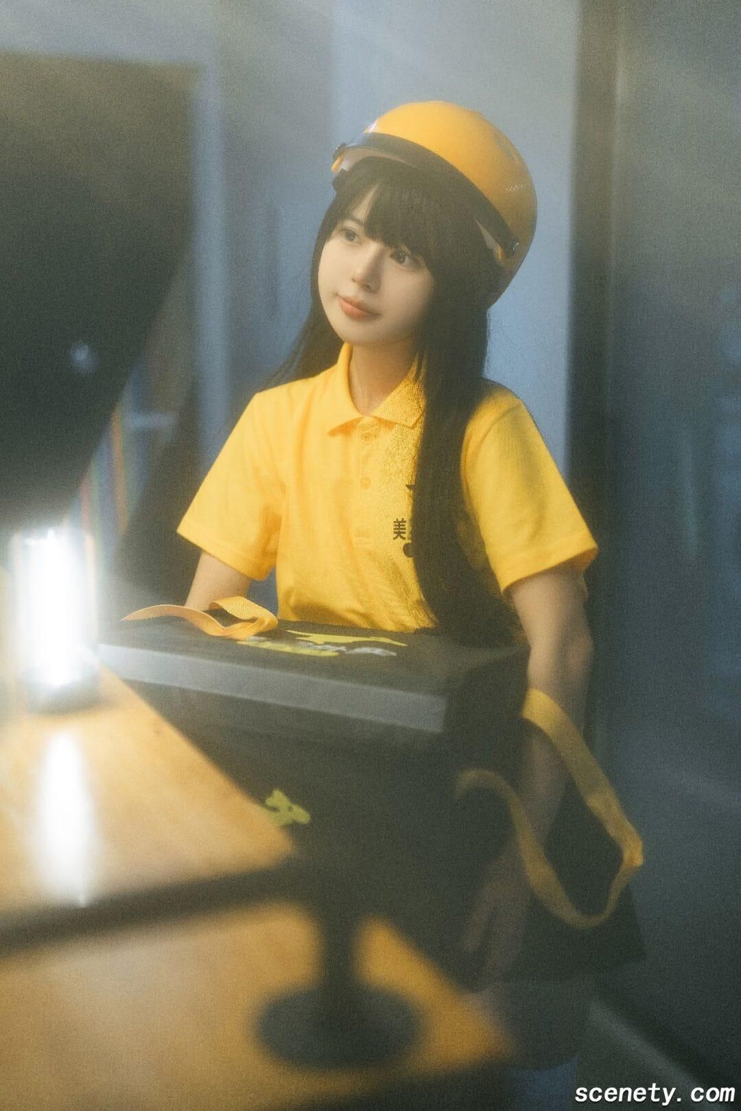 【rua阮阮】NO.12 白丝外卖员 [40P-390MB] - 小七图库