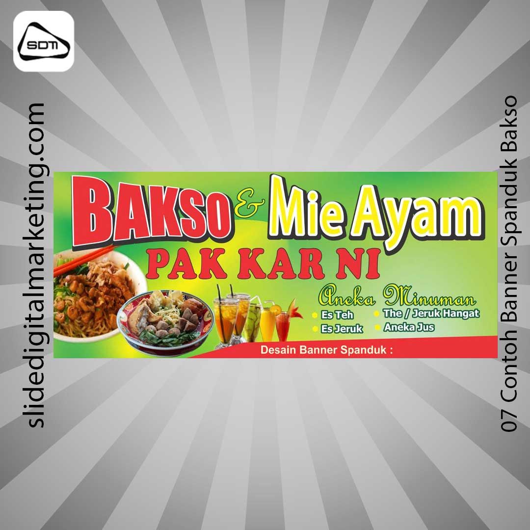 Contoh Banner Spanduk Bakso - slidedigitalmarketing.com