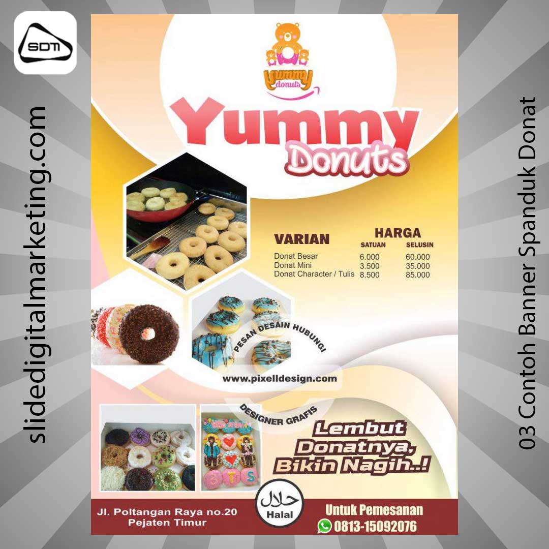 Contoh Banner Spanduk Donat - slidedigitalmarketing.com