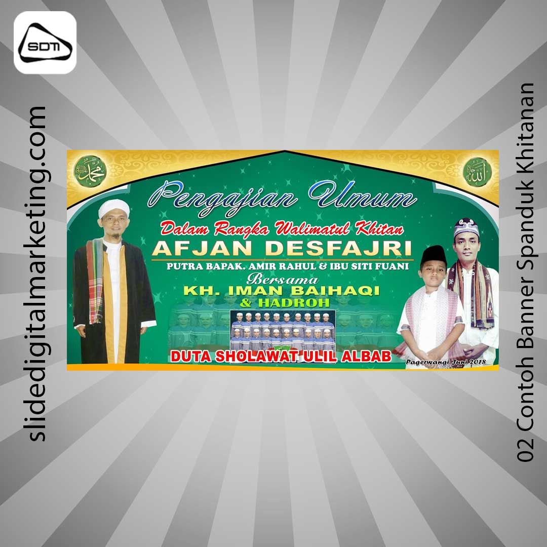 Contoh Banner Spanduk Khitanan Sunatan - slidedigitalmarketing.com