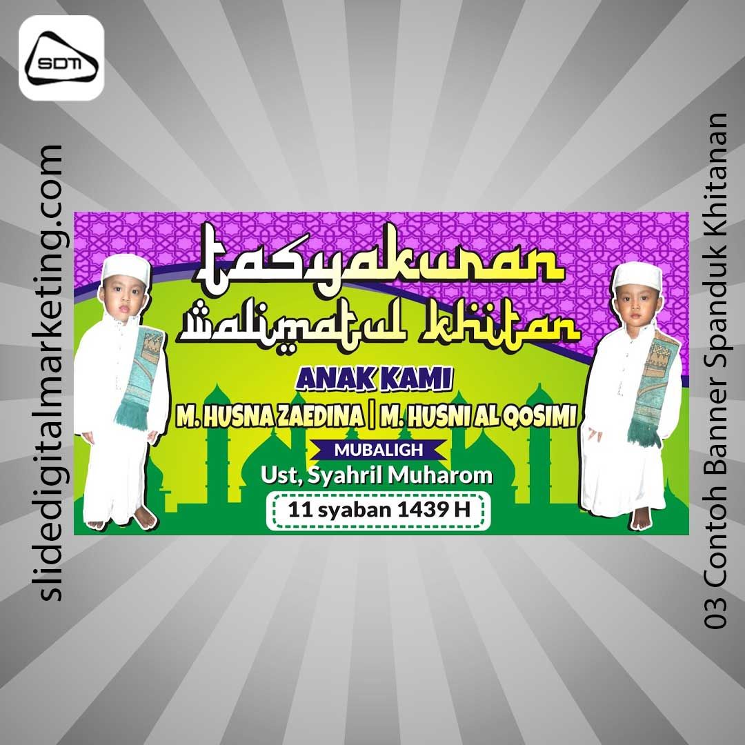 Contoh Banner Spanduk Khitanan Sunatan - slidedigitalmarketing.com