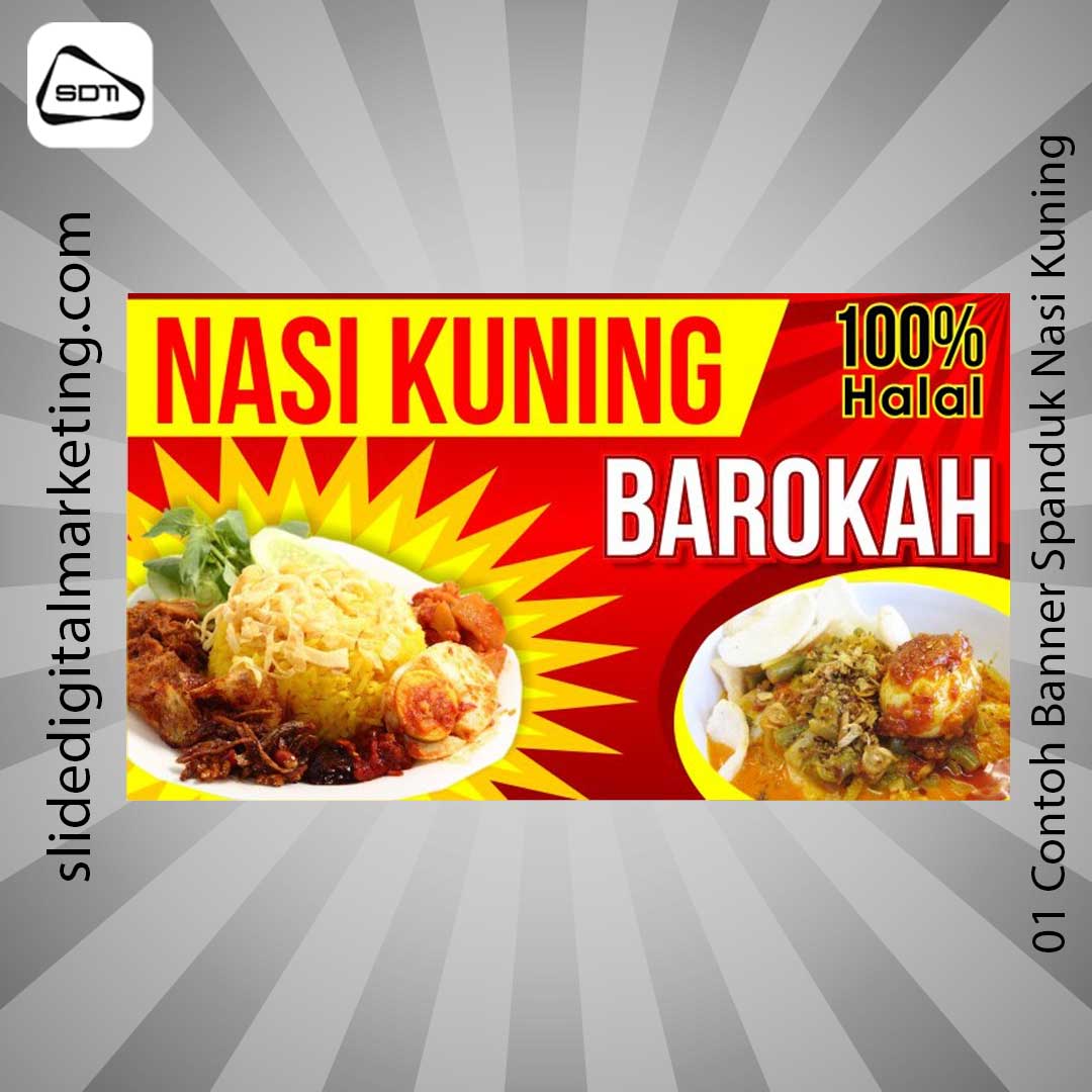 Contoh Banner Spanduk Nasi Kuning - slidedigitalmarketing.com