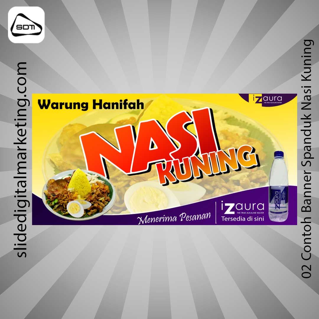 Contoh Banner Spanduk Nasi Kuning - slidedigitalmarketing.com