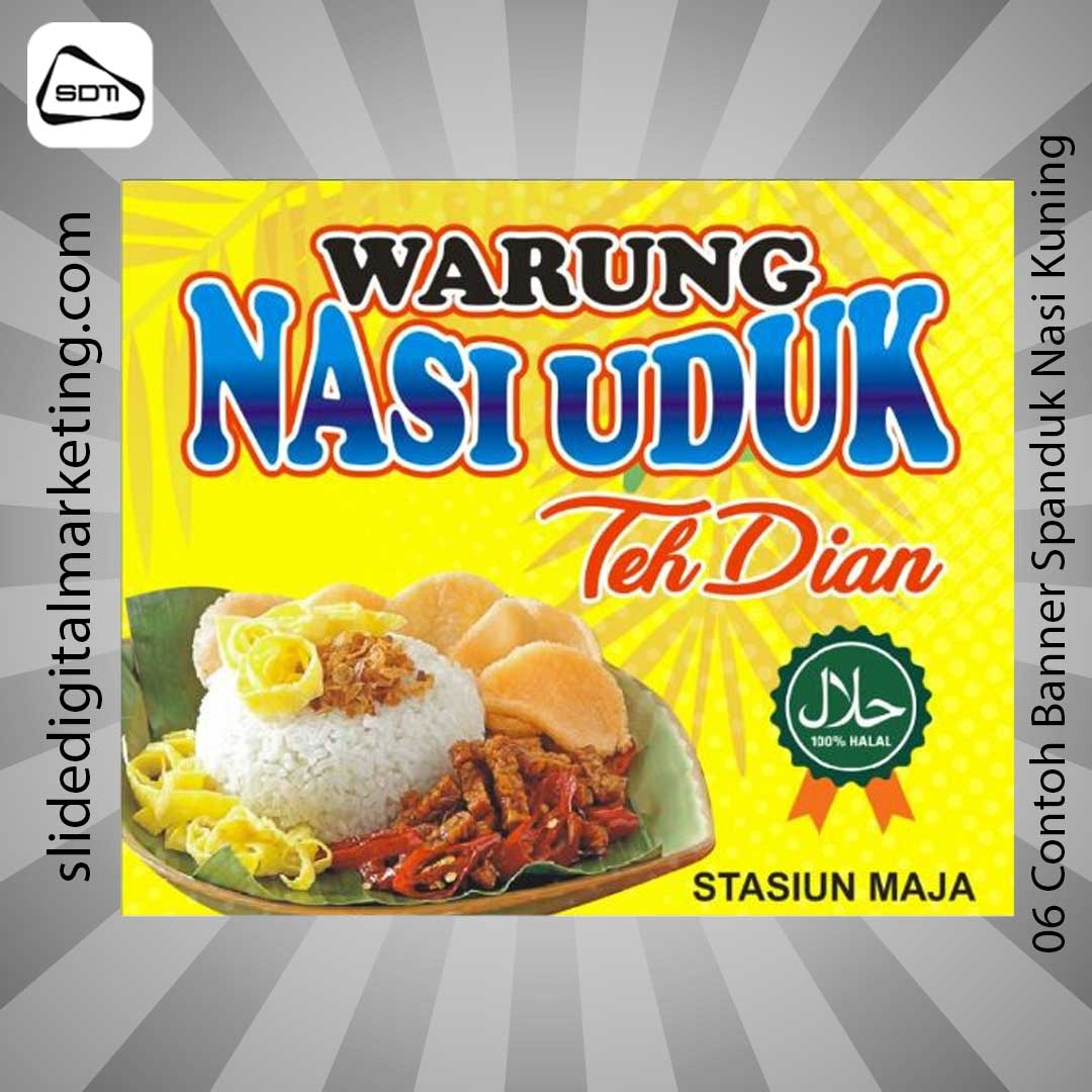 Contoh Banner Spanduk Nasi Kuning - slidedigitalmarketing.com