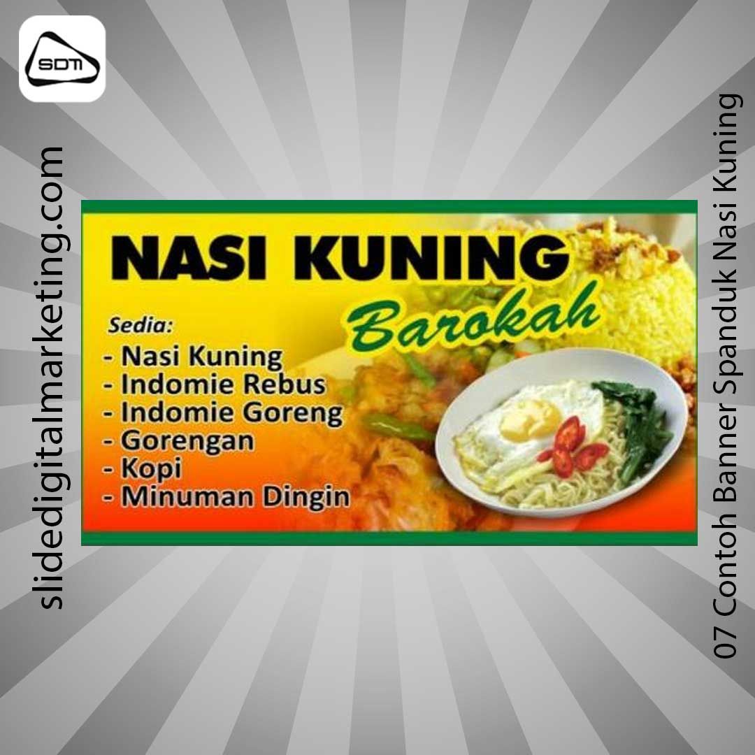 Contoh Banner Spanduk Nasi Kuning - slidedigitalmarketing.com