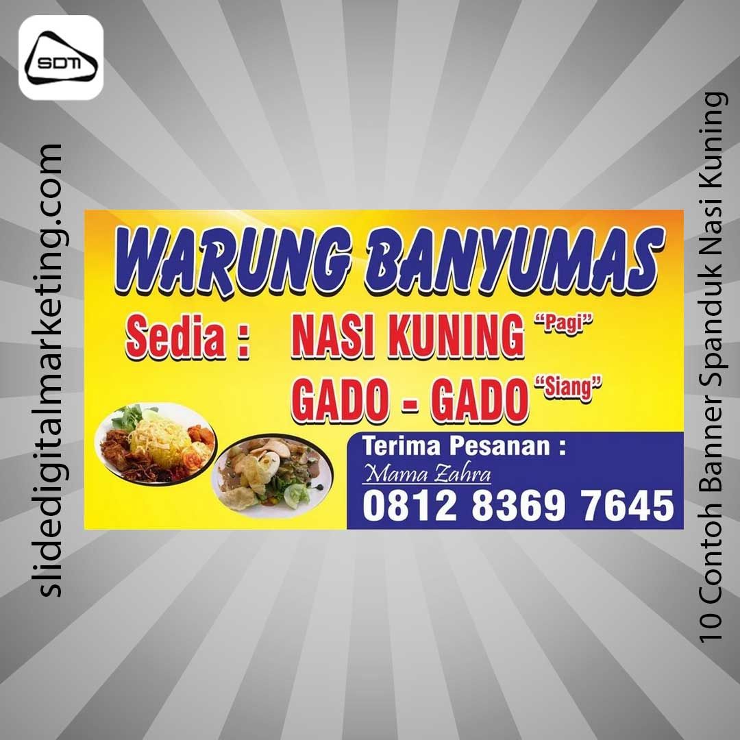 Contoh Banner Spanduk Nasi Kuning - slidedigitalmarketing.com