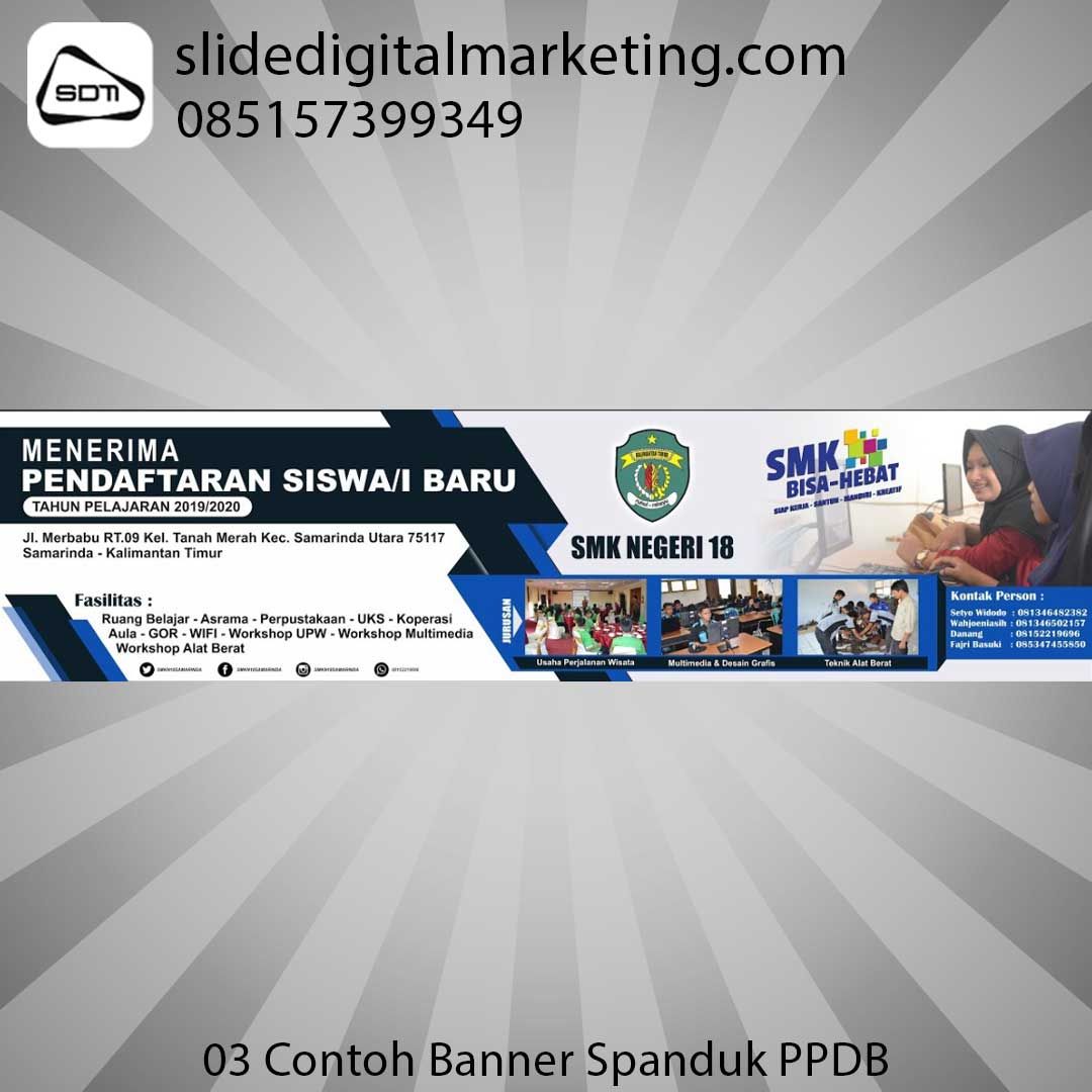 Contoh Banner Spanduk PPDB - slidedigitalmarketing.com