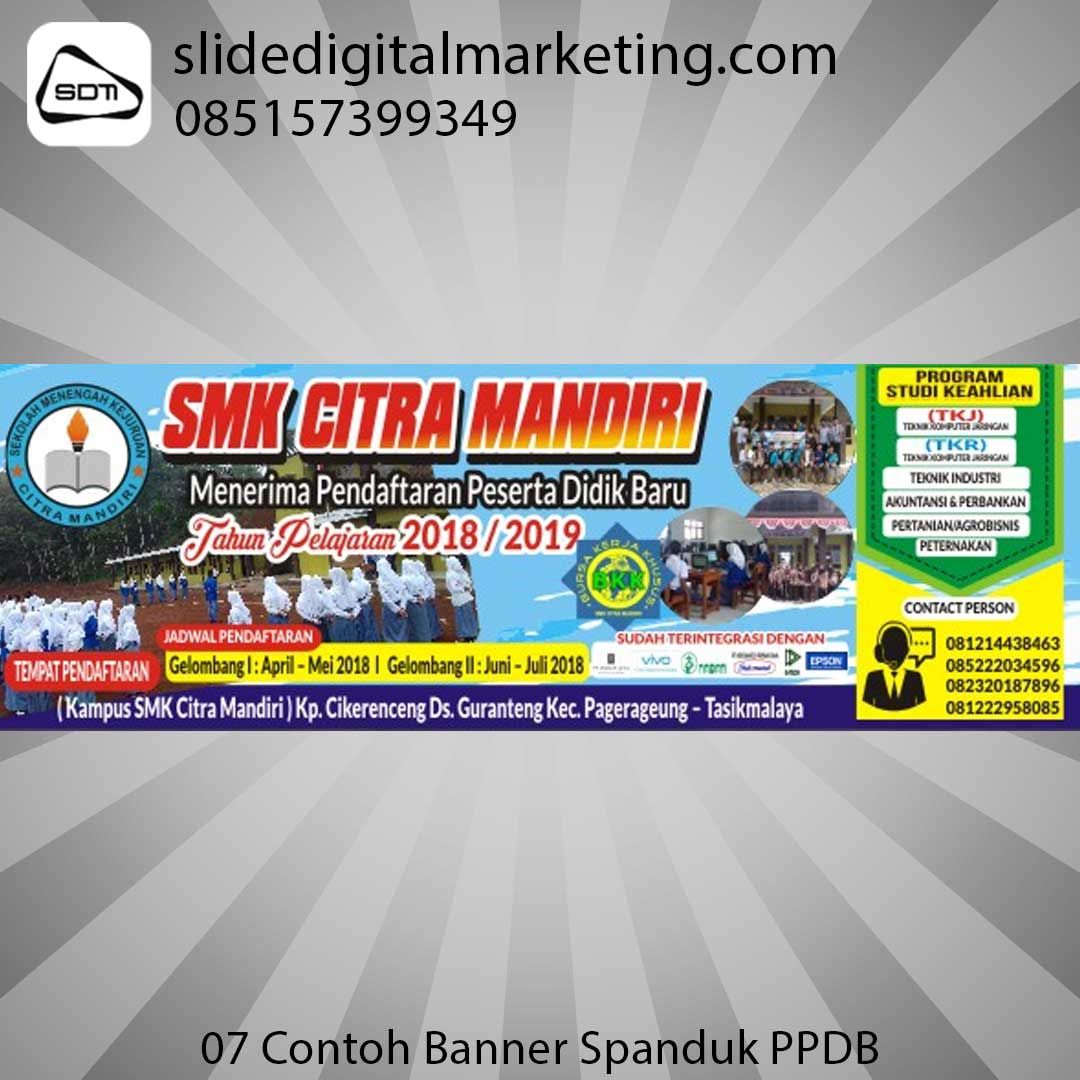 Contoh Banner Spanduk PPDB - slidedigitalmarketing.com