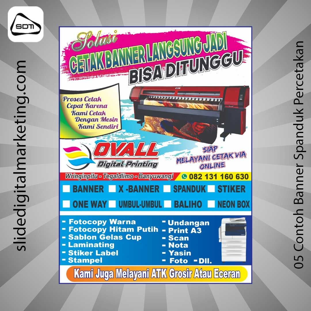 Contoh Banner Spanduk Percetakan - slidedigitalmarketing.com
