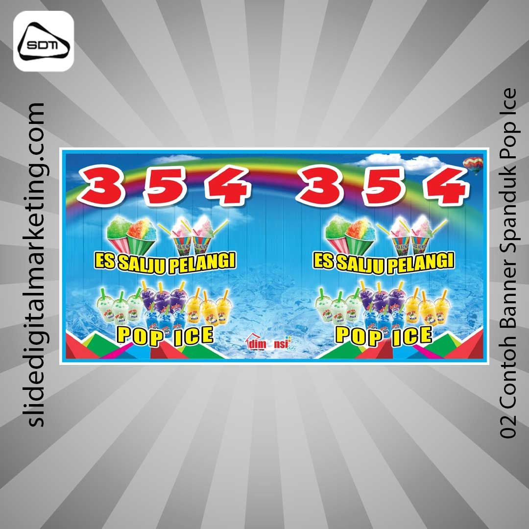 Contoh Banner Spanduk Pop Ice - slidedigitalmarketing.com