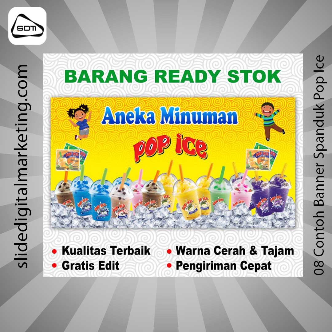 Contoh Banner Spanduk Pop Ice - slidedigitalmarketing.com