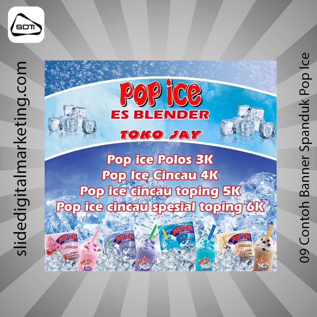 Contoh Banner Spanduk Pop Ice - slidedigitalmarketing.com
