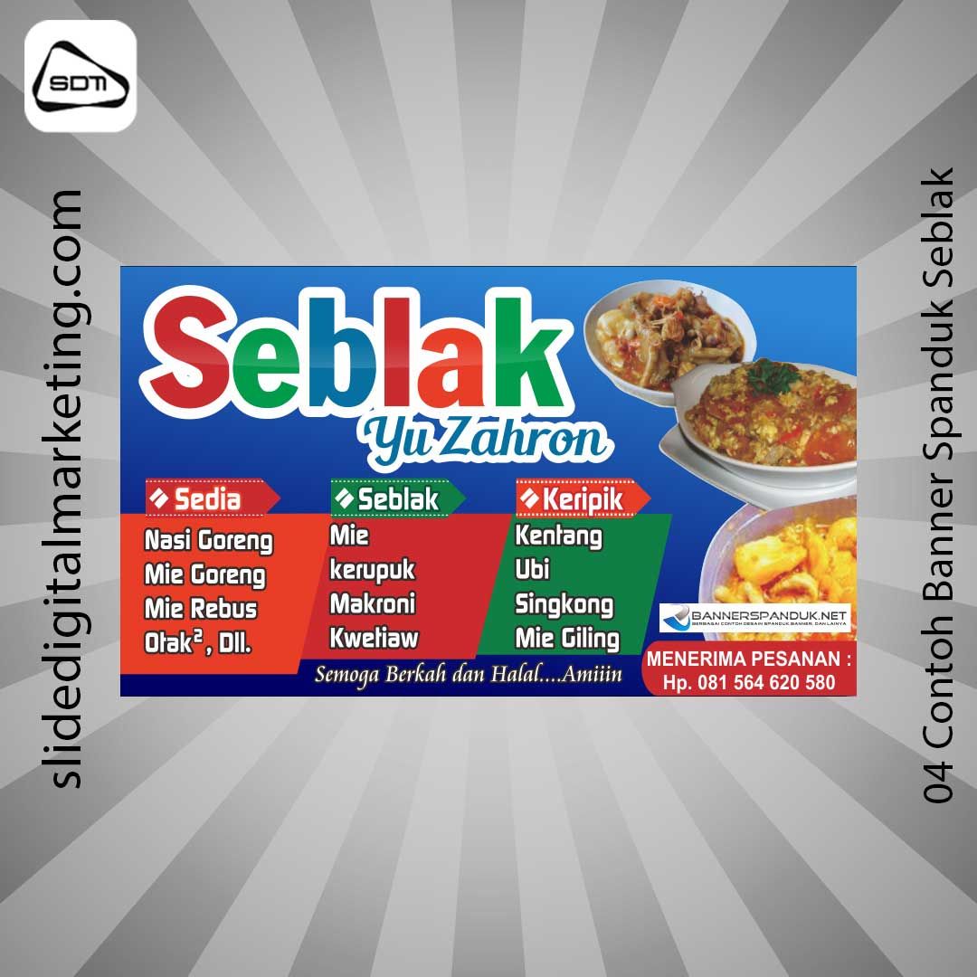 Contoh Banner Spanduk Seblak - slidedigitalmarketing.com