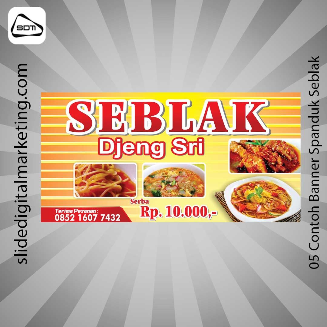 Contoh Banner Spanduk Seblak - slidedigitalmarketing.com