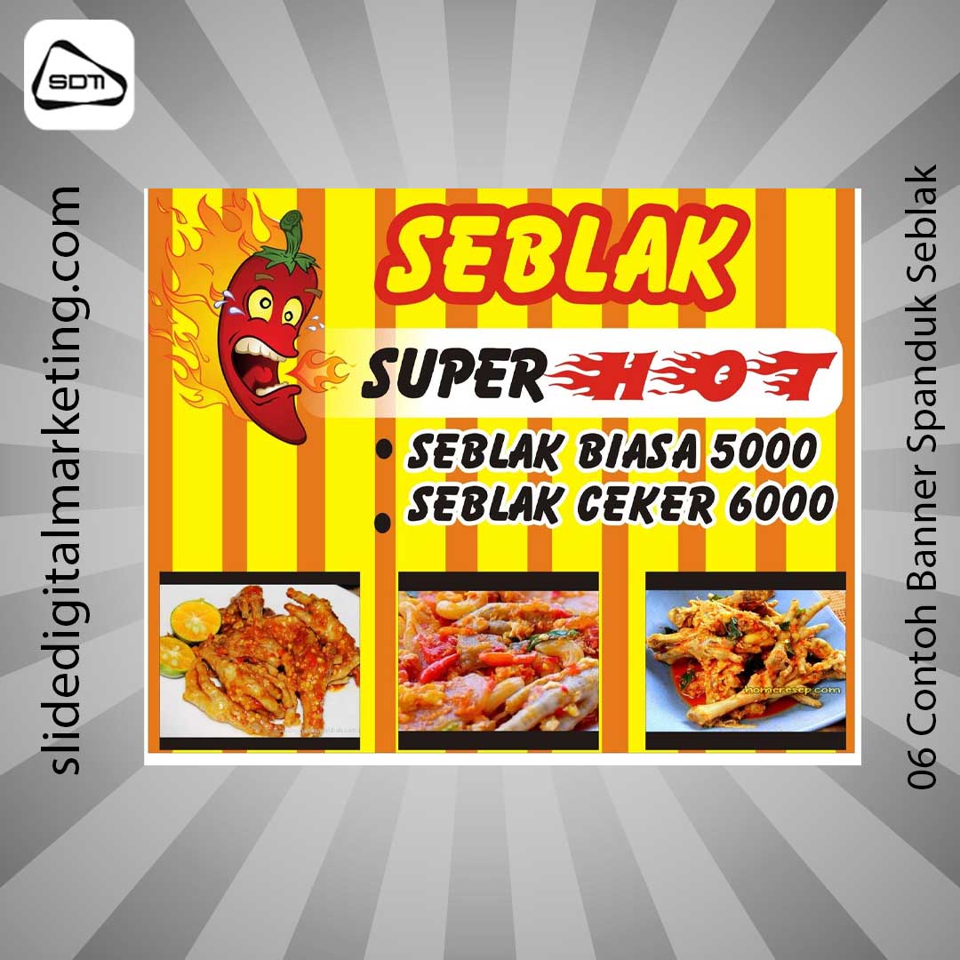 Contoh Banner Spanduk Seblak - slidedigitalmarketing.com