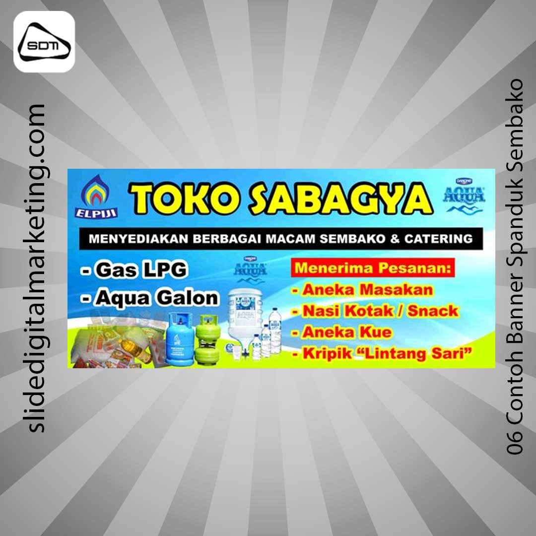 Contoh Banner Spanduk Sembako - slidedigitalmarketing.com
