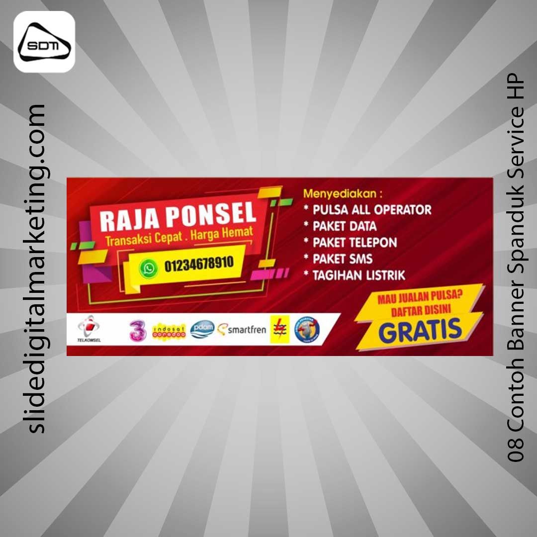 10+ Contoh Banner Spanduk Service HP - slidedigitalmarketing.com