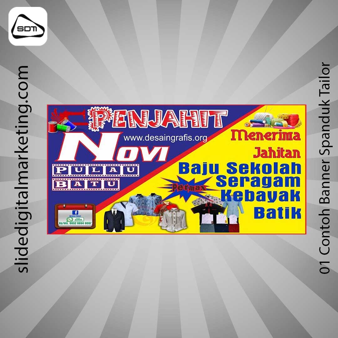 Contoh Banner Spanduk Tailor - slidedigitalmarketing.com