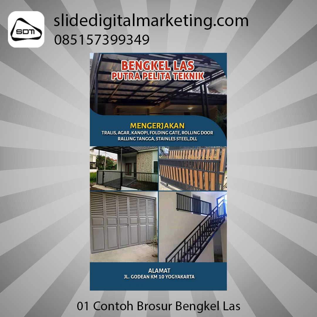 10+ Contoh Brosur Pamflet Leaflet Poster Produk Bengkel Las