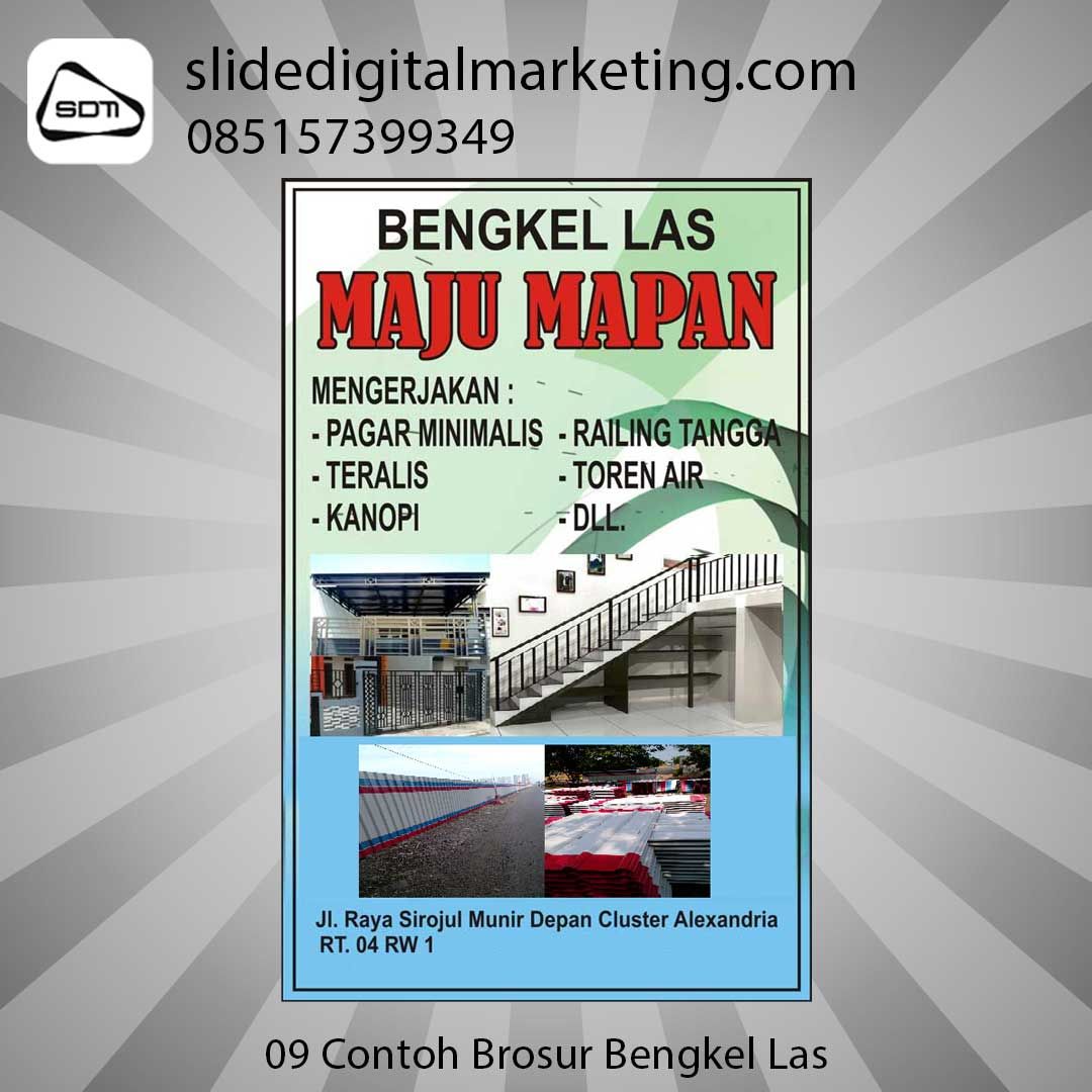10+ Contoh Brosur Pamflet Leaflet Poster Produk Bengkel Las