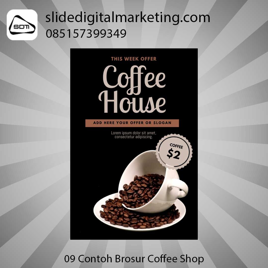 10+ Contoh Brosur Pamflet Leaflet Poster Coffee Shop