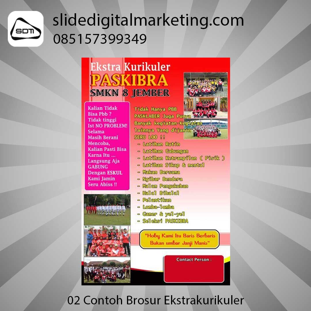 10+ Contoh Brosur Pamflet Leaflet Poster Ekstrakurikuler
