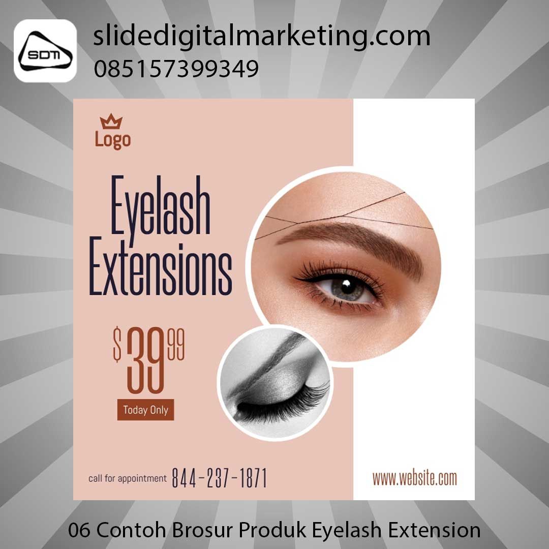 10+ Contoh Brosur Pamflet Leaflet Poster Produk Eyelash Extension