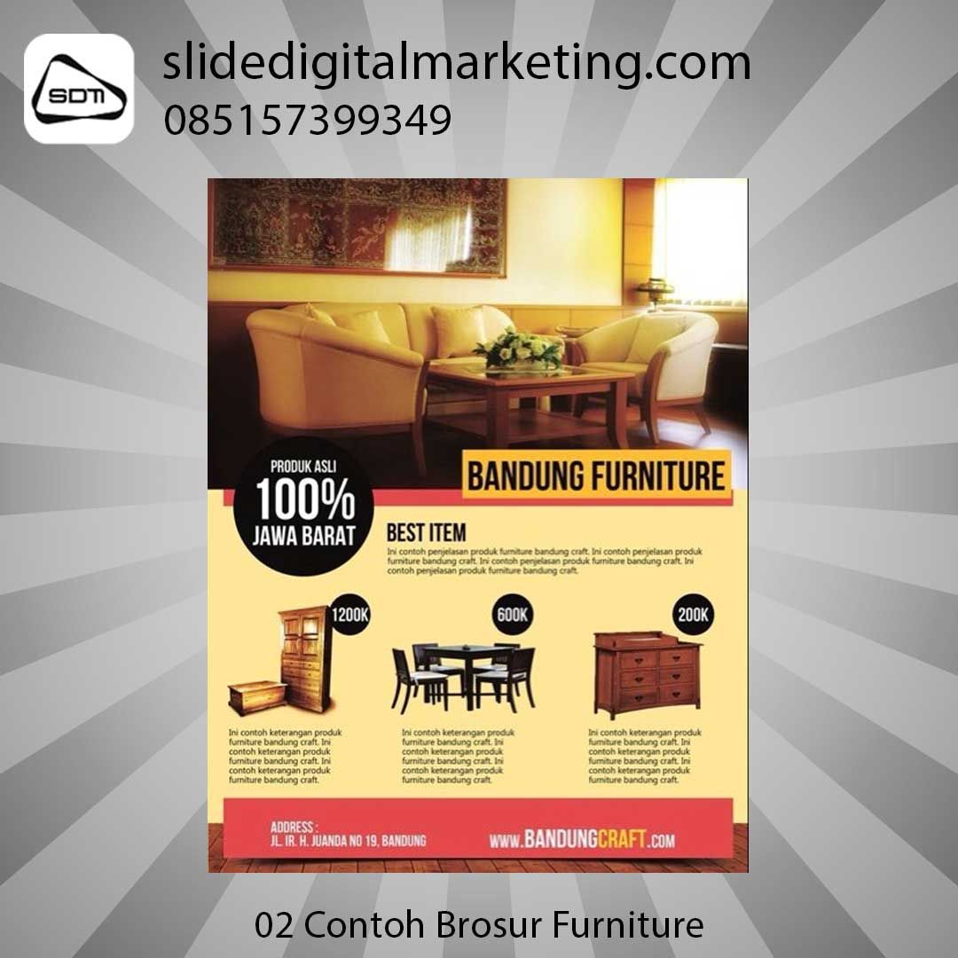 10+ Contoh Brosur Pamflet Leaflet Poster Produk Furniture