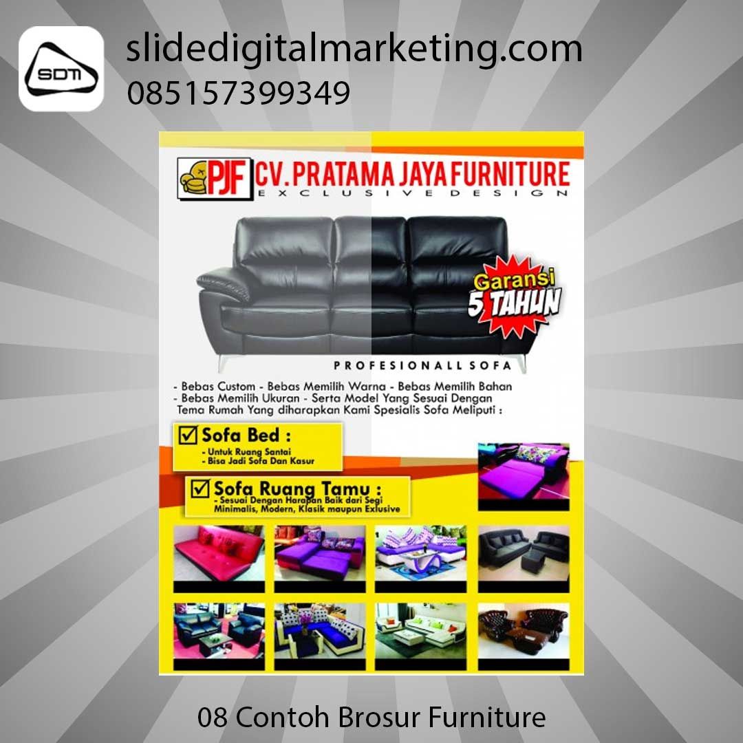 10+ Contoh Brosur Pamflet Leaflet Poster Produk Furniture