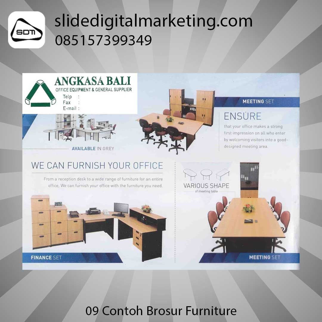 10+ Contoh Brosur Pamflet Leaflet Poster Produk Furniture