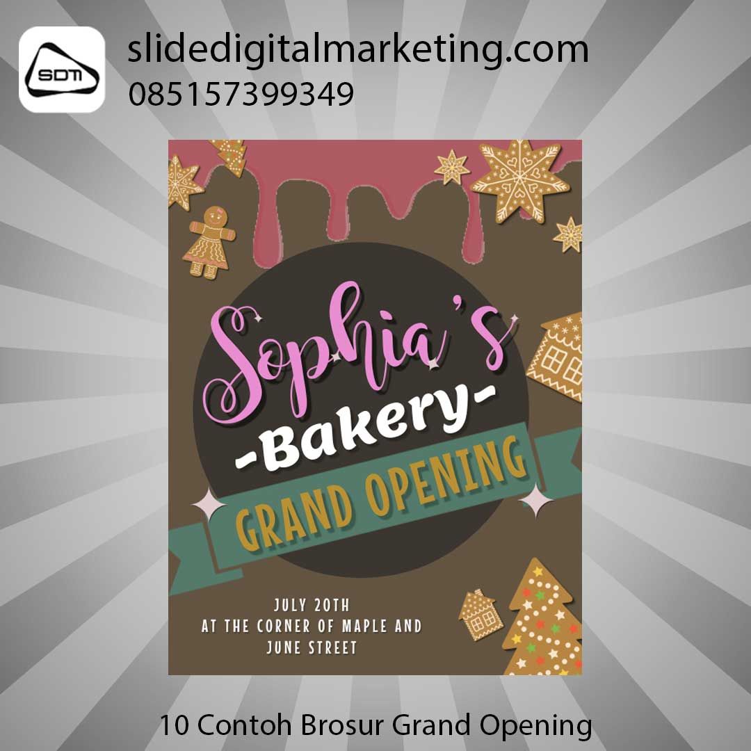 10+ Contoh Brosur Pamflet Leaflet Poster Grand Opening