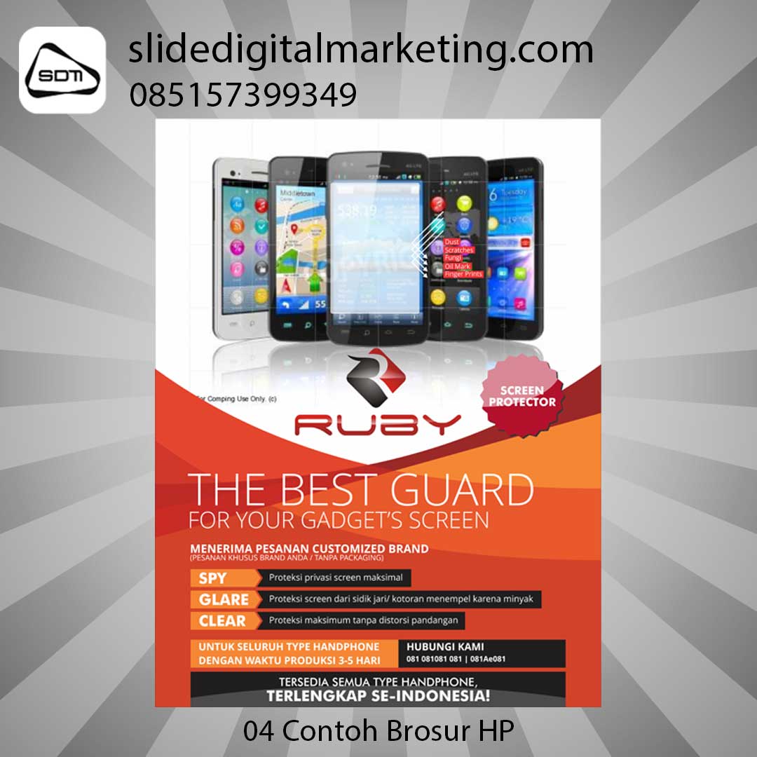 10+ Contoh Brosur Pamflet Leaflet Poster Hp