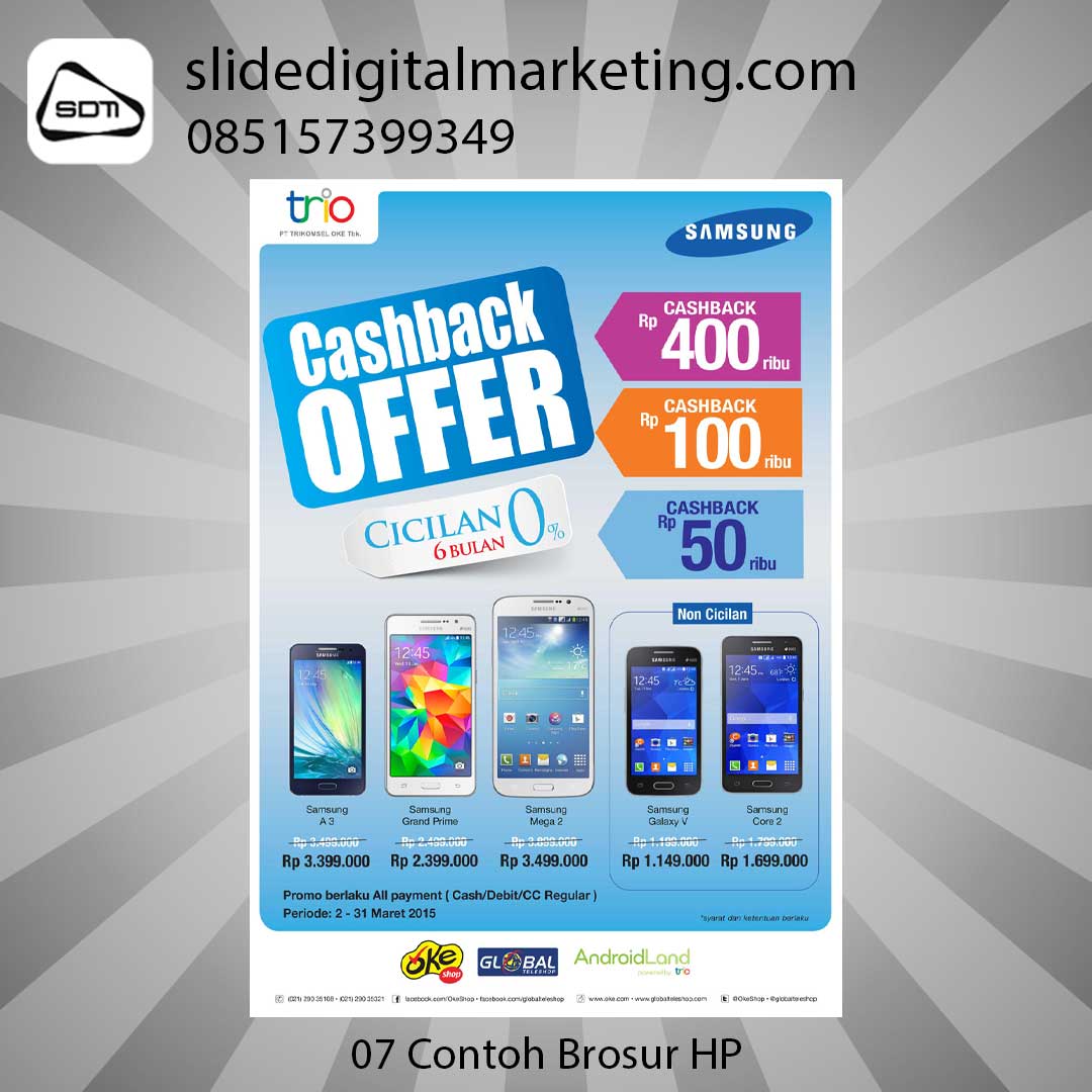 10+ Contoh Brosur Pamflet Leaflet Poster Hp