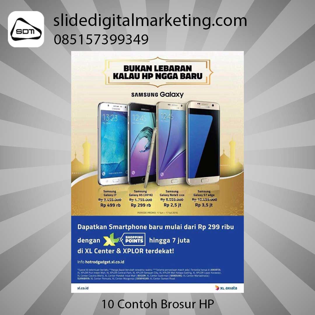 10+ Contoh Brosur Pamflet Leaflet Poster Hp