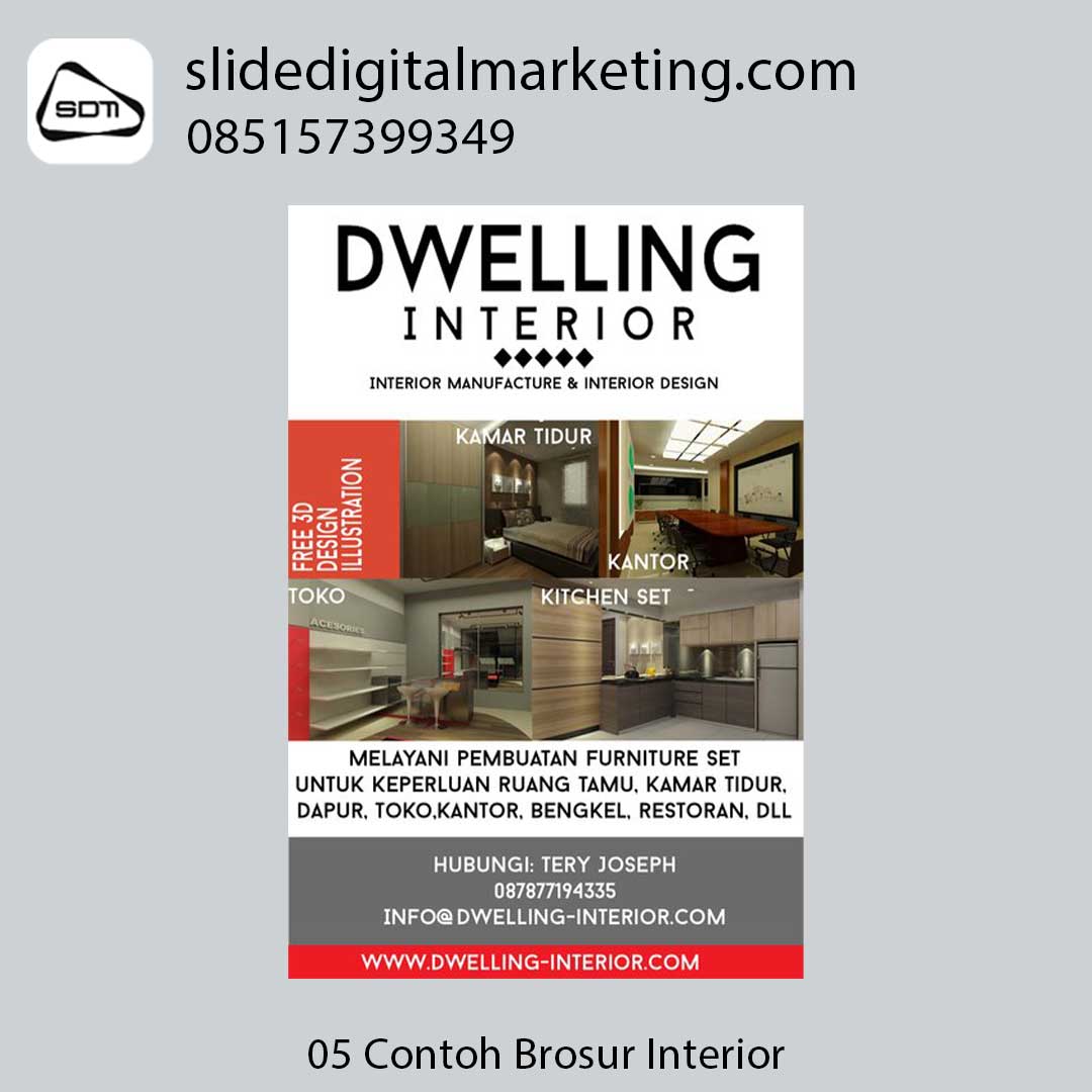 10+ Contoh Brosur Pamflet Leaflet Poster interior
